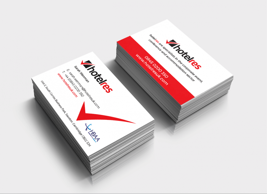 400gsm Matt Lam Business Cards - roller banners